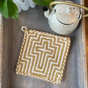 Easter Handwoven Cotton Trivet: 100% Cotton Loops Woven Into a ...