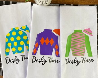 Kentucky Derby Tea Towel - Etsy