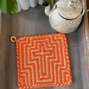Easter Handwoven Cotton Trivet: 100% Cotton Loops Woven Into a ...