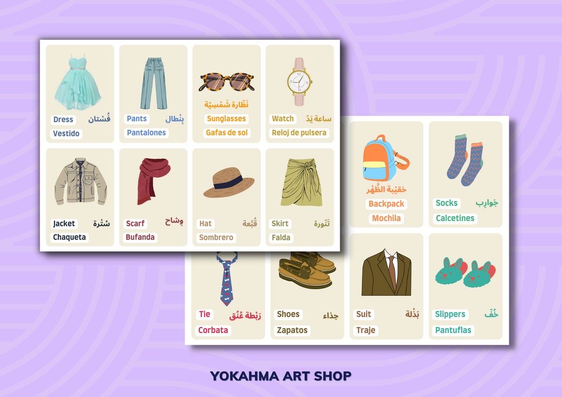 Multilingual Flashcards, Flashcards Printable, Spanish Flashcards ...