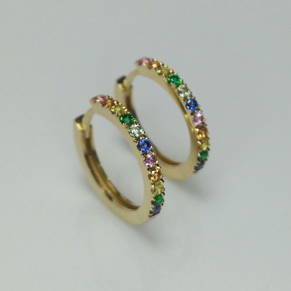 Rainbow Earrings - Etsy