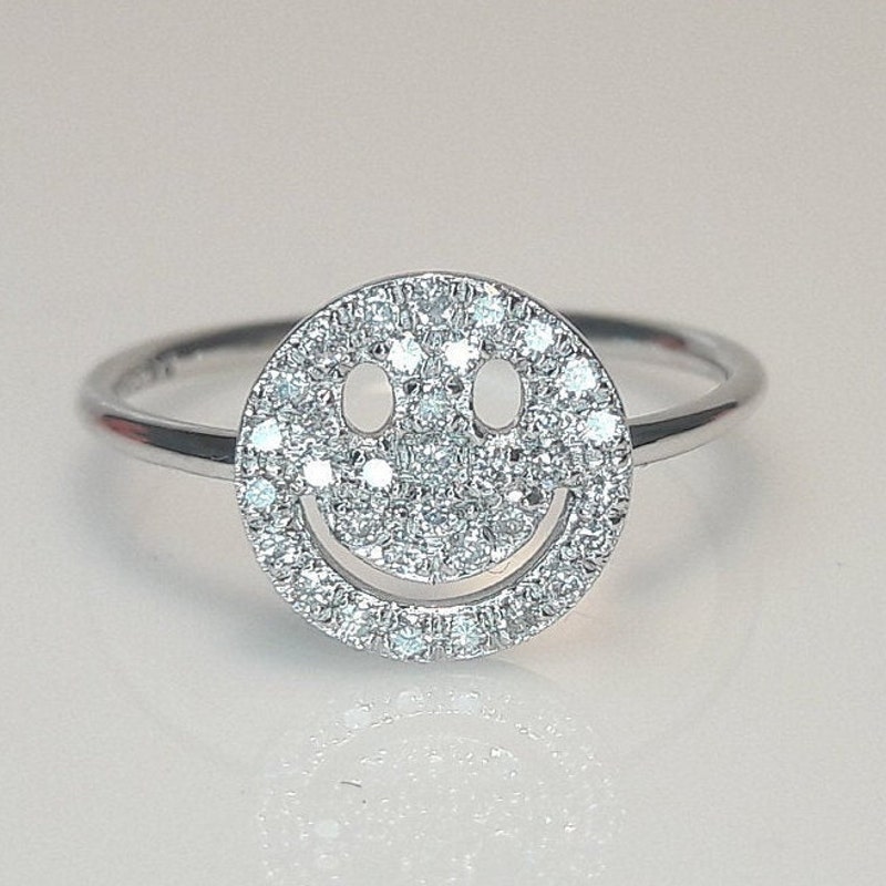 Smiley Ring - Etsy