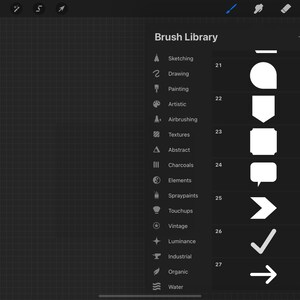Procreate Basic Shapes, Geometric Shapes, Procreate Brushes, iPad ...