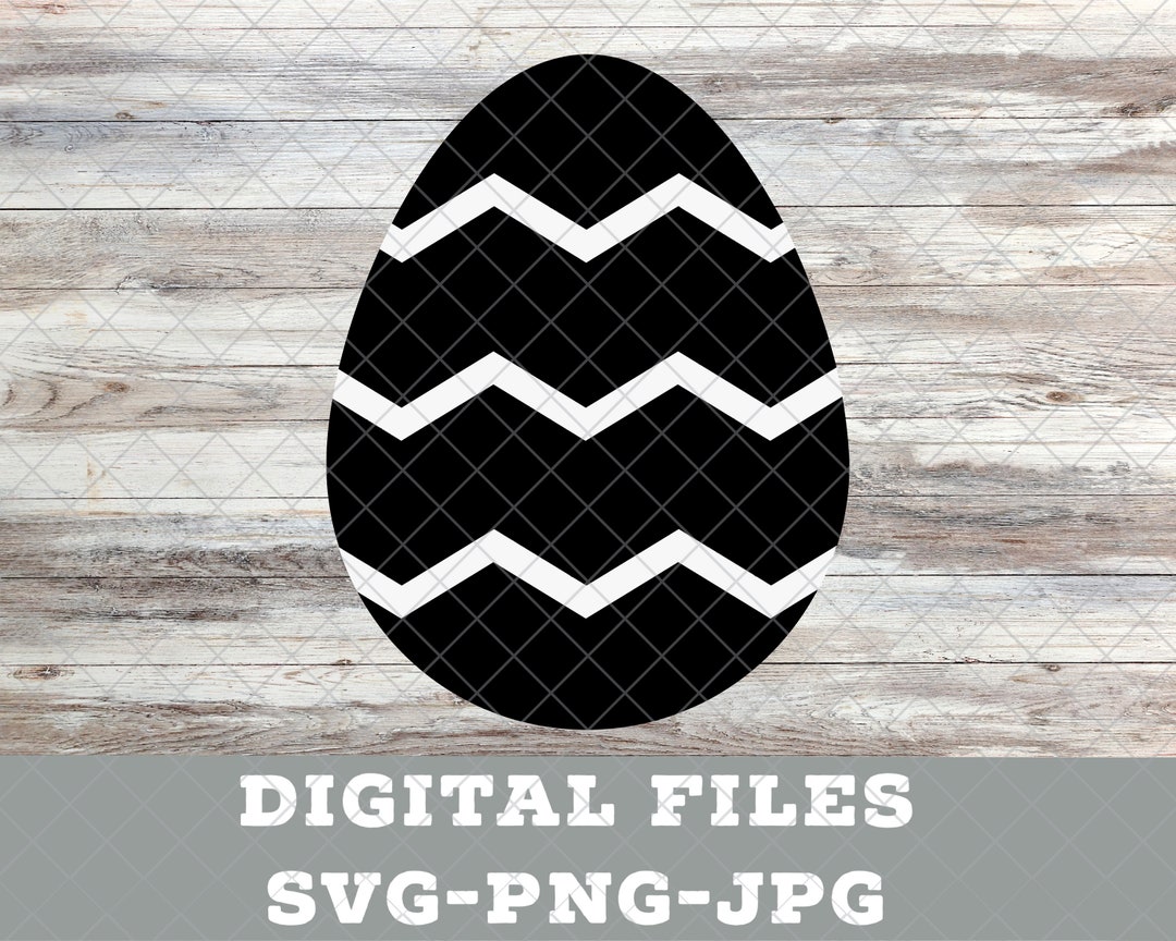 Easter Egg SVG - Easter Egg Cricut Cutfile - Easter Egg PNG JPG Digital ...