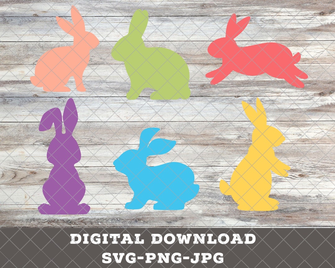 Bunny Svg – Easter Bunny Svg – Easter Cut Files - Rabbit Svg - Easter ...