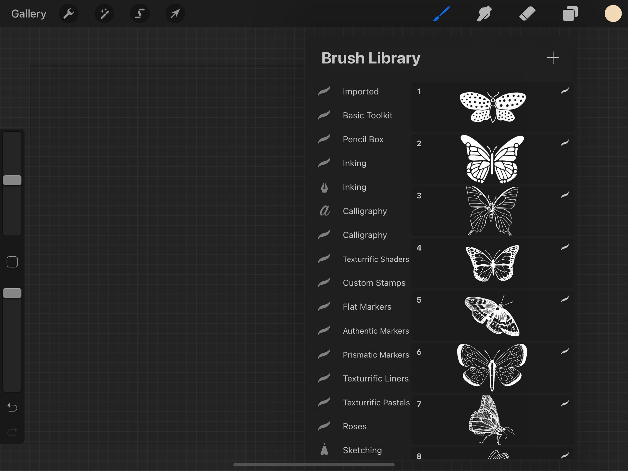 Procreate Butterfly Stamps Procreate Butterflies/ Butterfly - Etsy