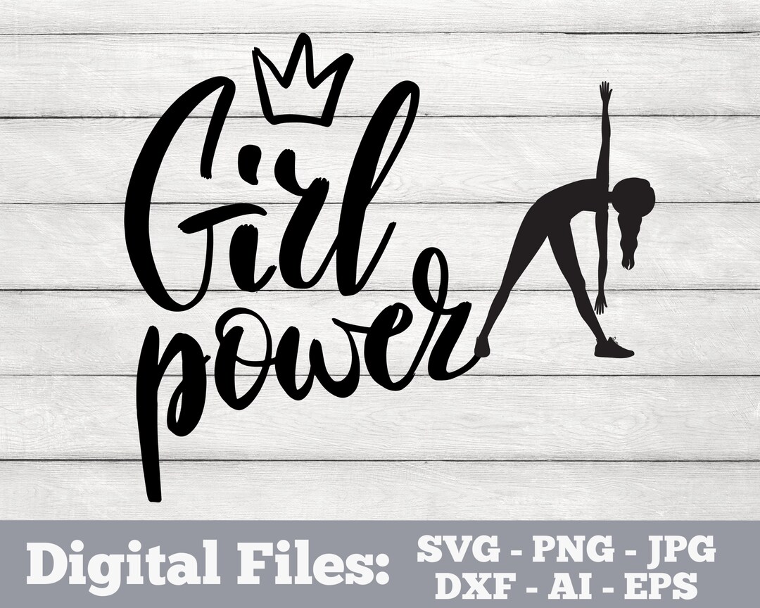 Girl Power SVG, Girl Power Cutfile ,girl Power Clipart, Feminist SVG ...