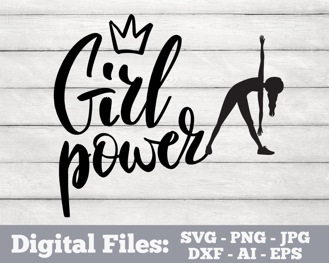 Girl Power SVG Girl Power Cutfile girl Power Clipart - Etsy