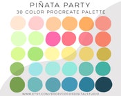 Boho Rainbow Procreate Color Palette / Color Swatches / Instant ...