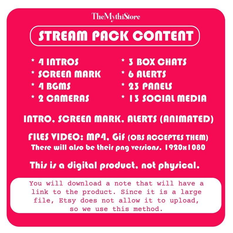 Animated Neo Glitch Overlay Twitch Stream Pack / Futuristic Retro ...