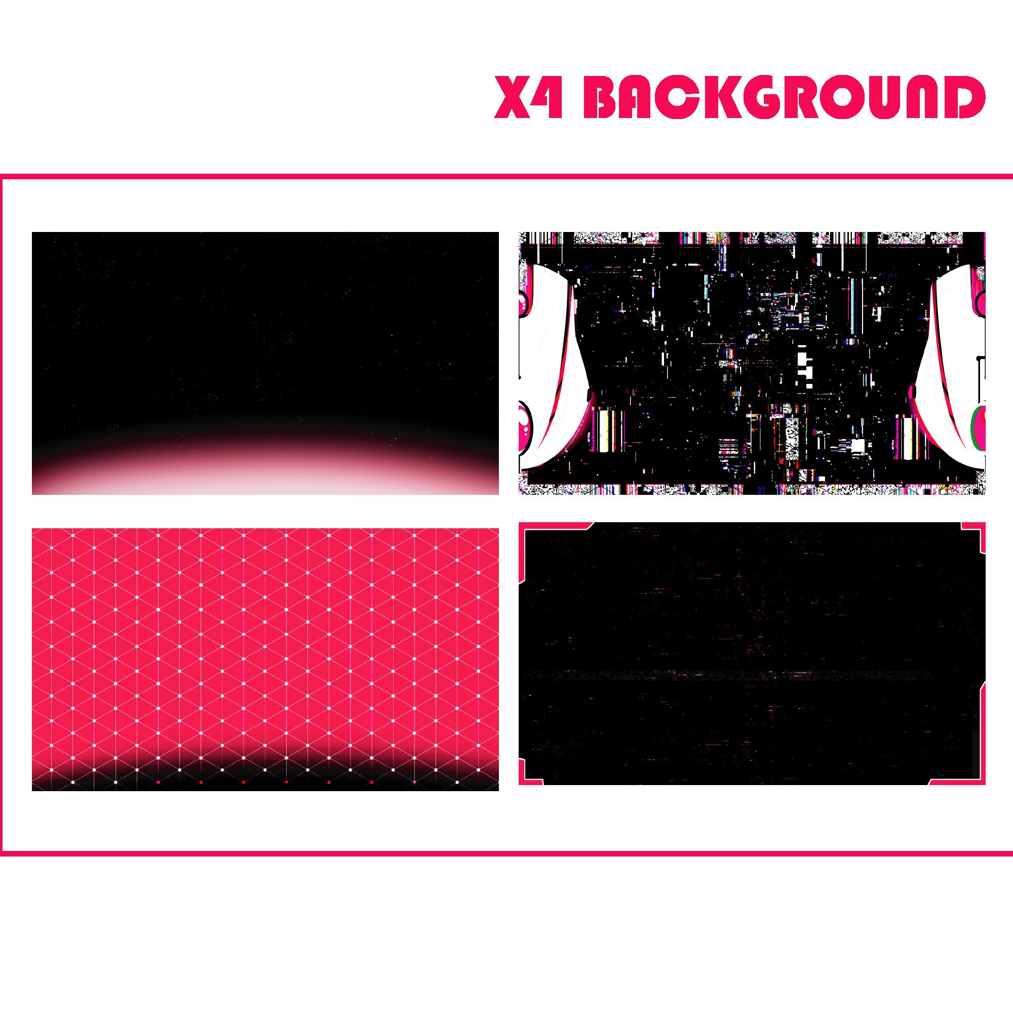 Animated Neo Glitch Overlay Twitch Stream Pack / Futuristic Retro ...