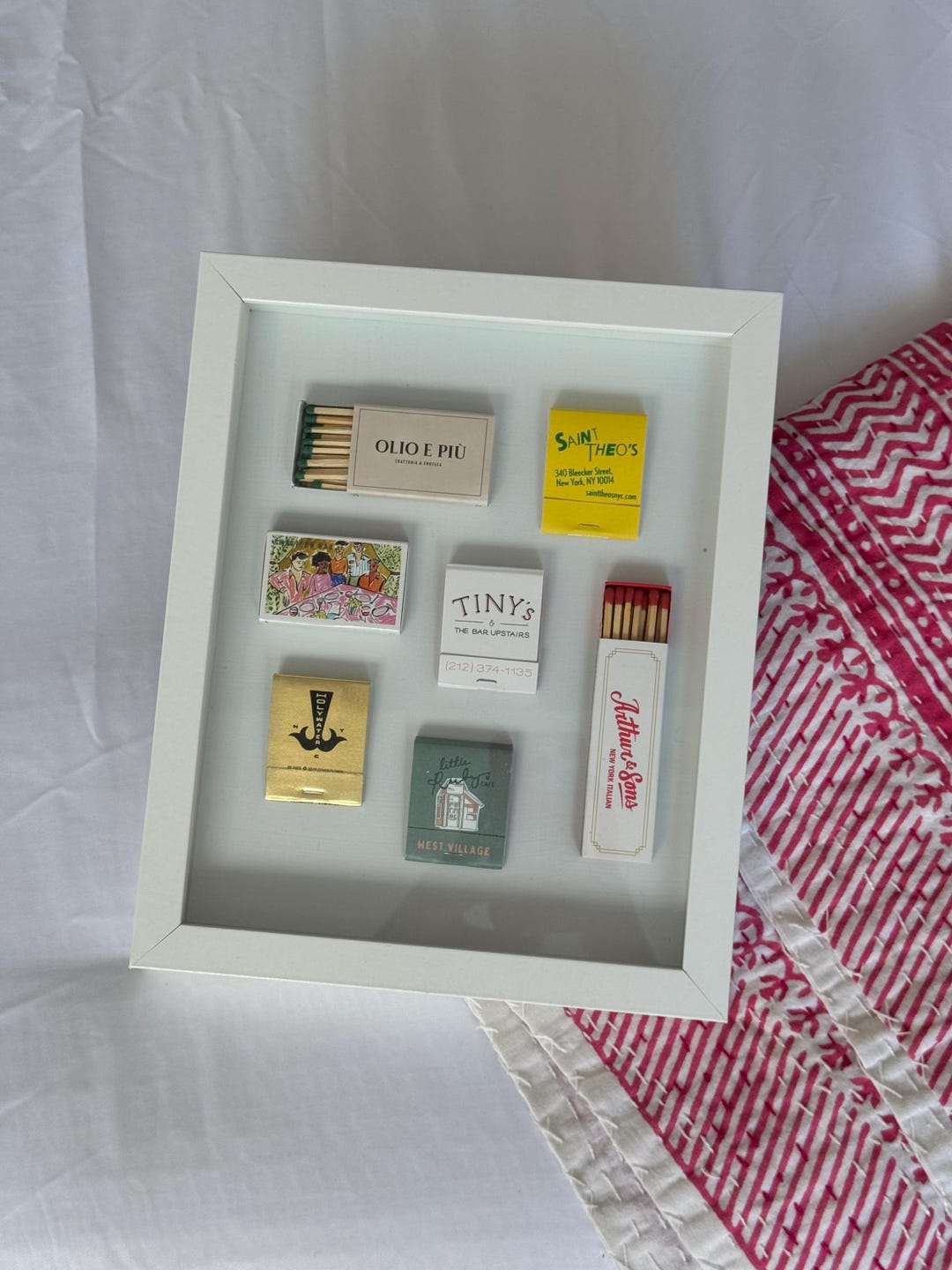 Custom Matchbook Shadow Box (medium) - Etsy