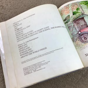 Mr. Grumpy’s Motor Car by John Burningham, Vintage 1973 Children’s ...