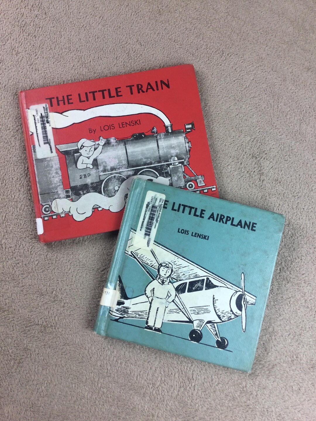 The Little Train and the Little Airplane by Lois Lenski, Vintage ...
