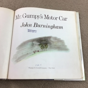 Mr. Grumpy’s Motor Car by John Burningham, Vintage 1973 Children’s ...