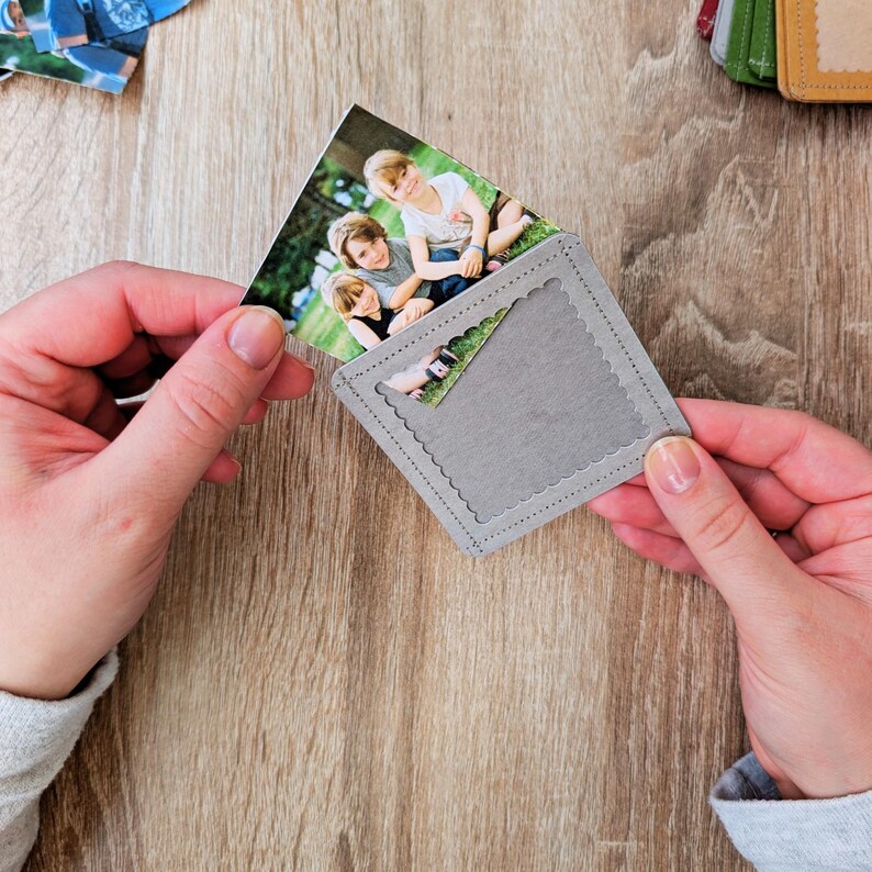 Interchangeable Memory Game Gray | DIY Photo Memory Game Customizable ...