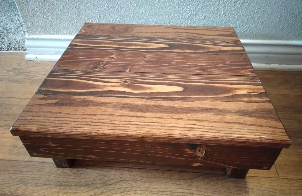 Large Square Foot Stool, Laundry Room, Bedroom Step Stool, Kneeling ...