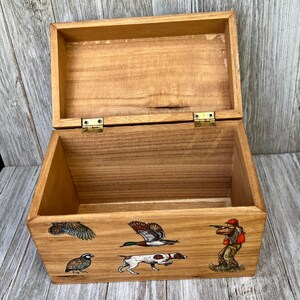 Hunting Wood Recipe Boxes in Your Choice of Design Lot #1 - Etsy