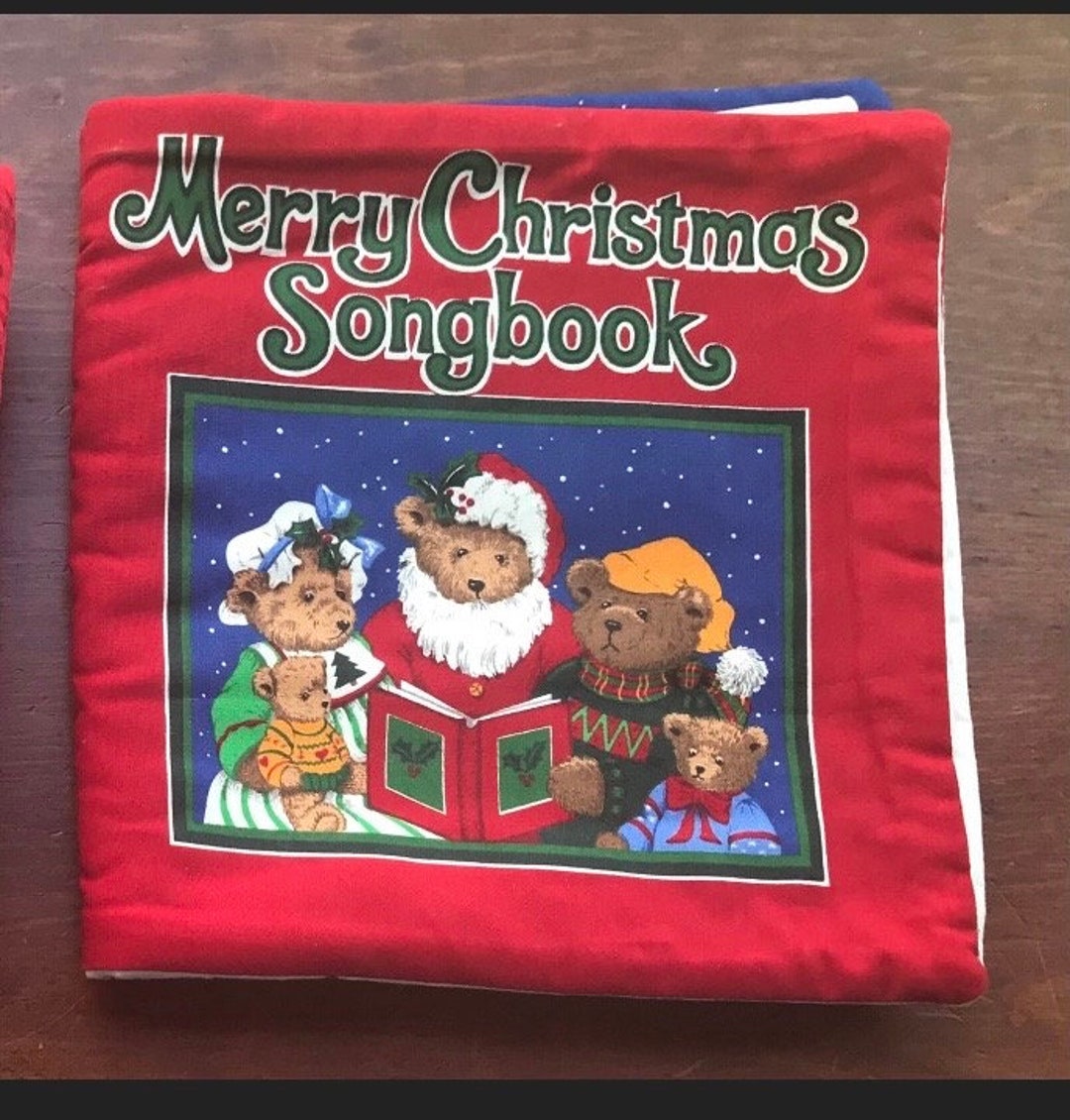 Merry Christmas Songbook Soft Storybooks - Etsy