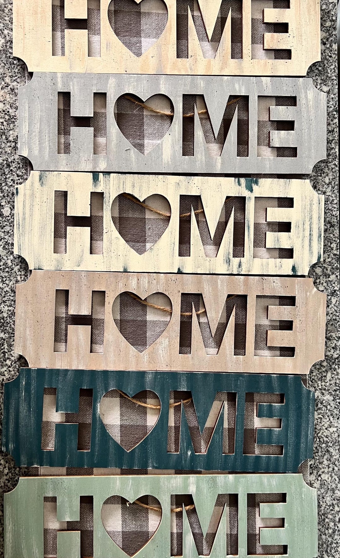 HOME Laser Cut Wall Sign in Your Choice of Colors - Etsy