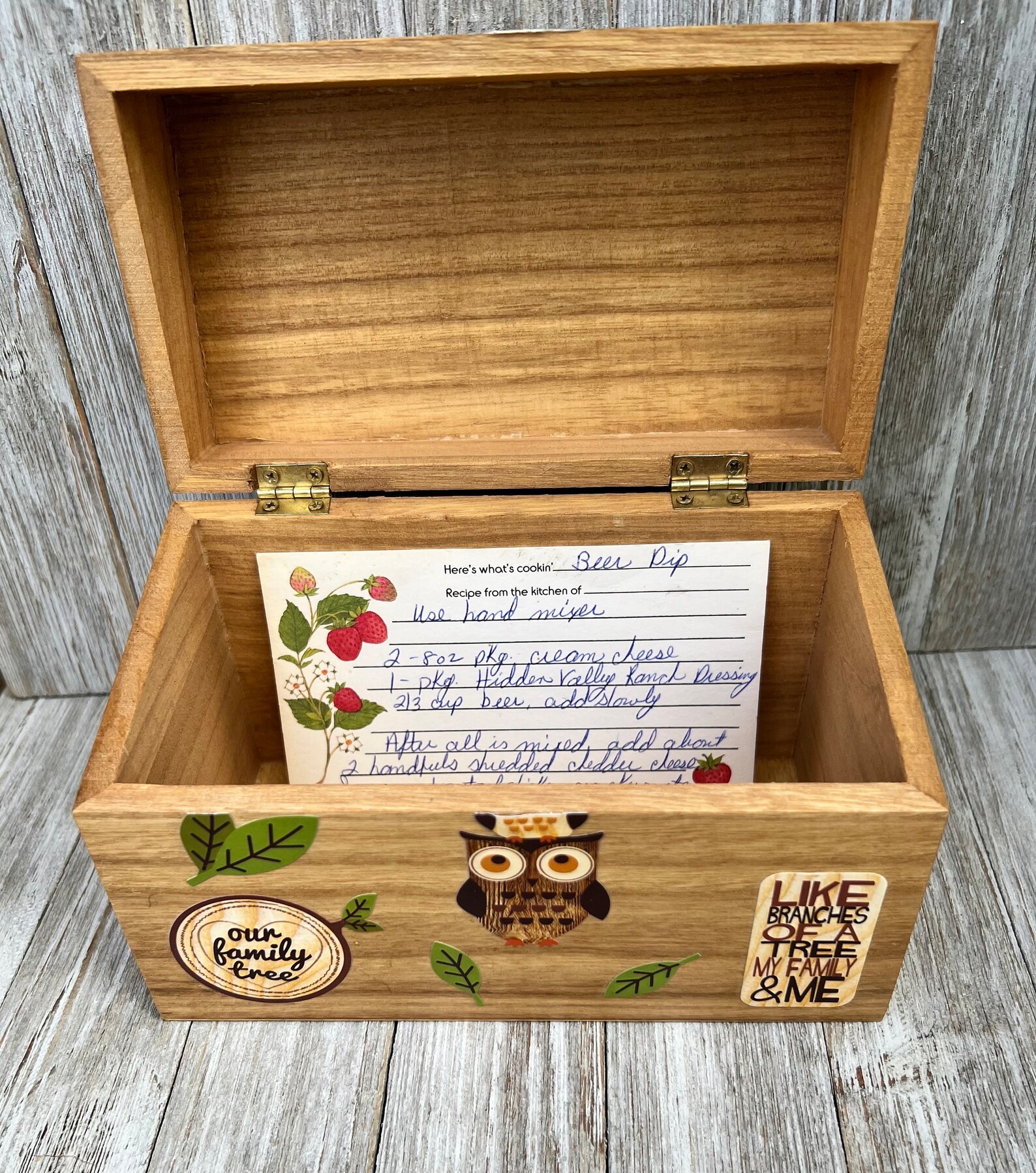 Hunting Wood Recipe Boxes in Your Choice of Design Lot #1 - Etsy