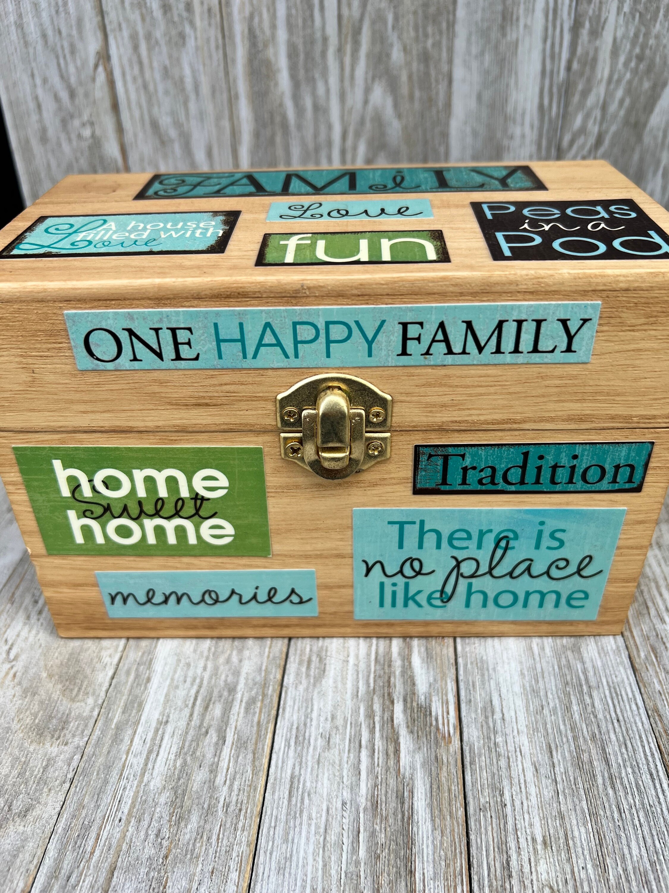 Sisterhood or Family Wood Recipe Box in Your Choice of Design - Etsy