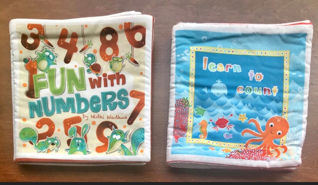 Fun With Numbers or Learn to Count Soft Storybooks Your Choice - Etsy