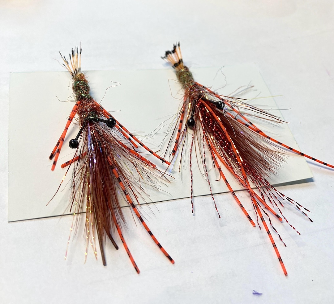 2 Crayfish Flies Size 6 - Etsy