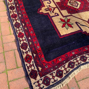 Vintage Old Style Rug, Antique Turkish Rug, Old Fashioned Rug, Area ...