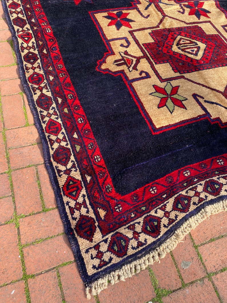 Vintage Old Style Rug, Antique Turkish Rug, Old Fashioned Rug, Area ...