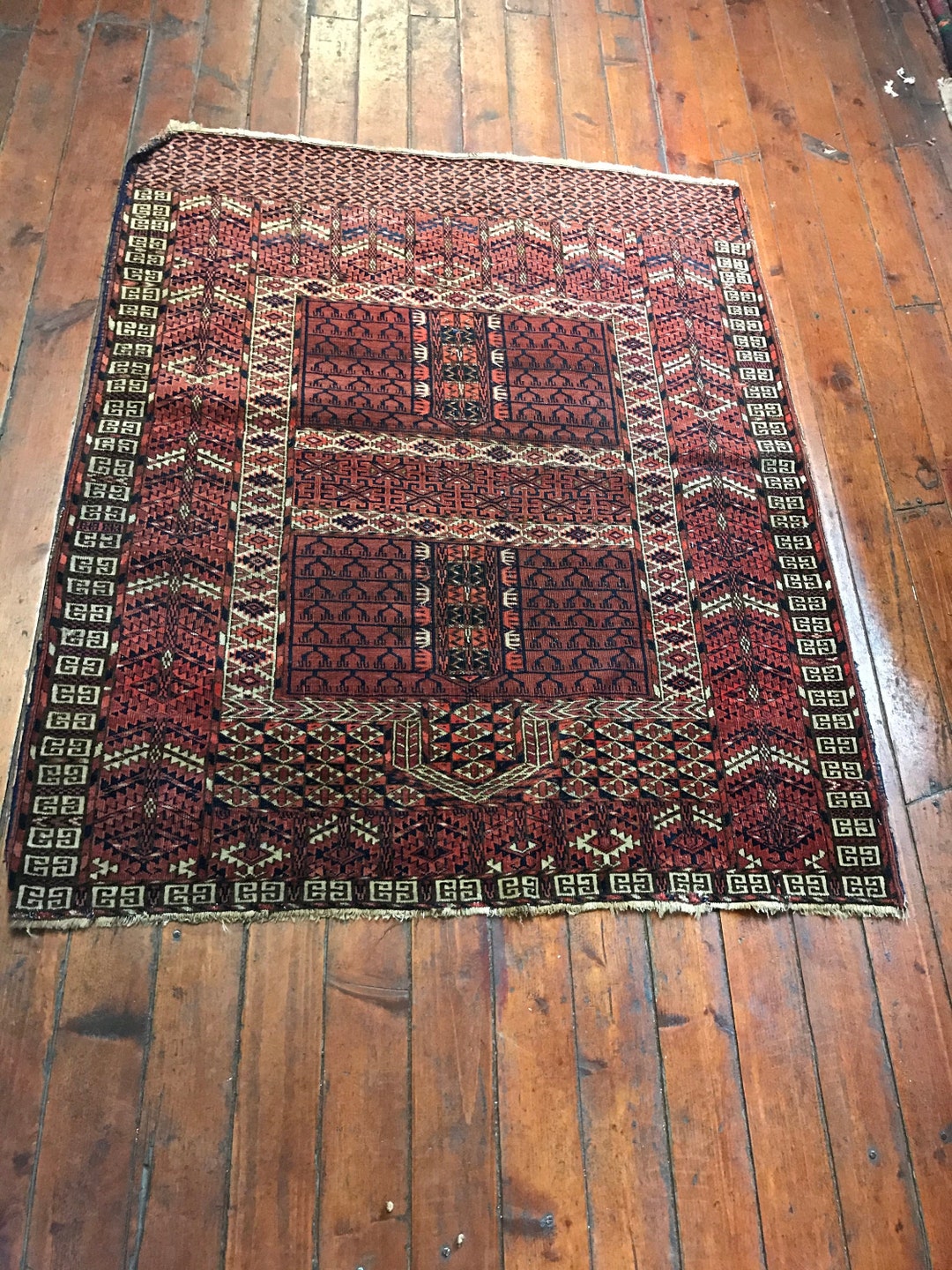 Old Handmade Rug Turkish Vintage Rug Antique Handwoven Wool - Etsy