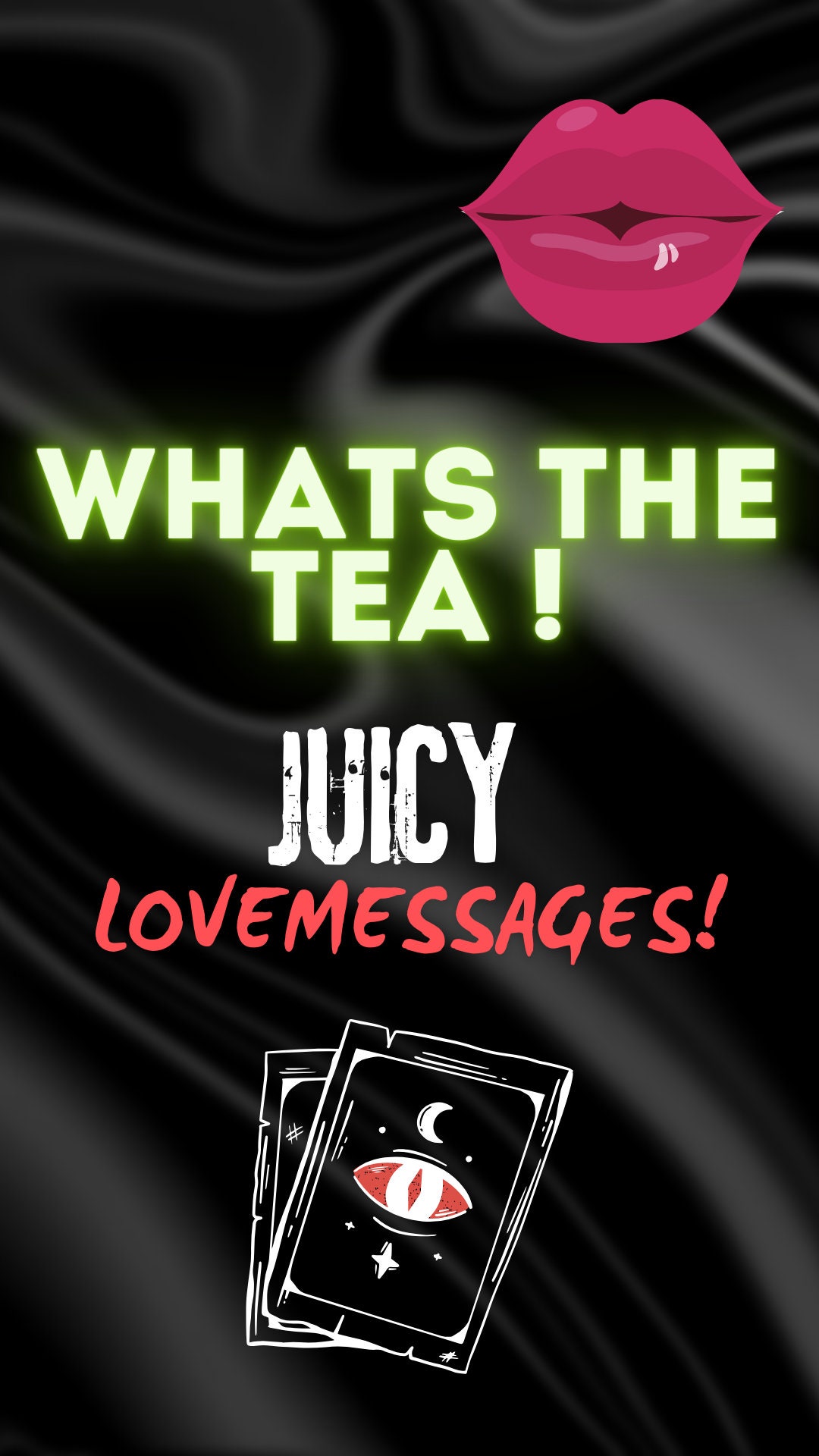 Whats the Tea Messages Love Messages Same Day - Etsy