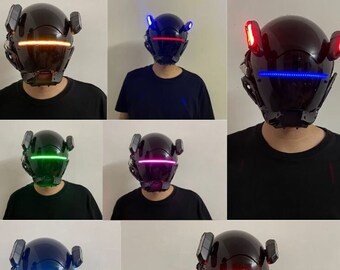 Cyberpunk 2077 Tactical Helmet Samurai Mask Photography Street - Etsy