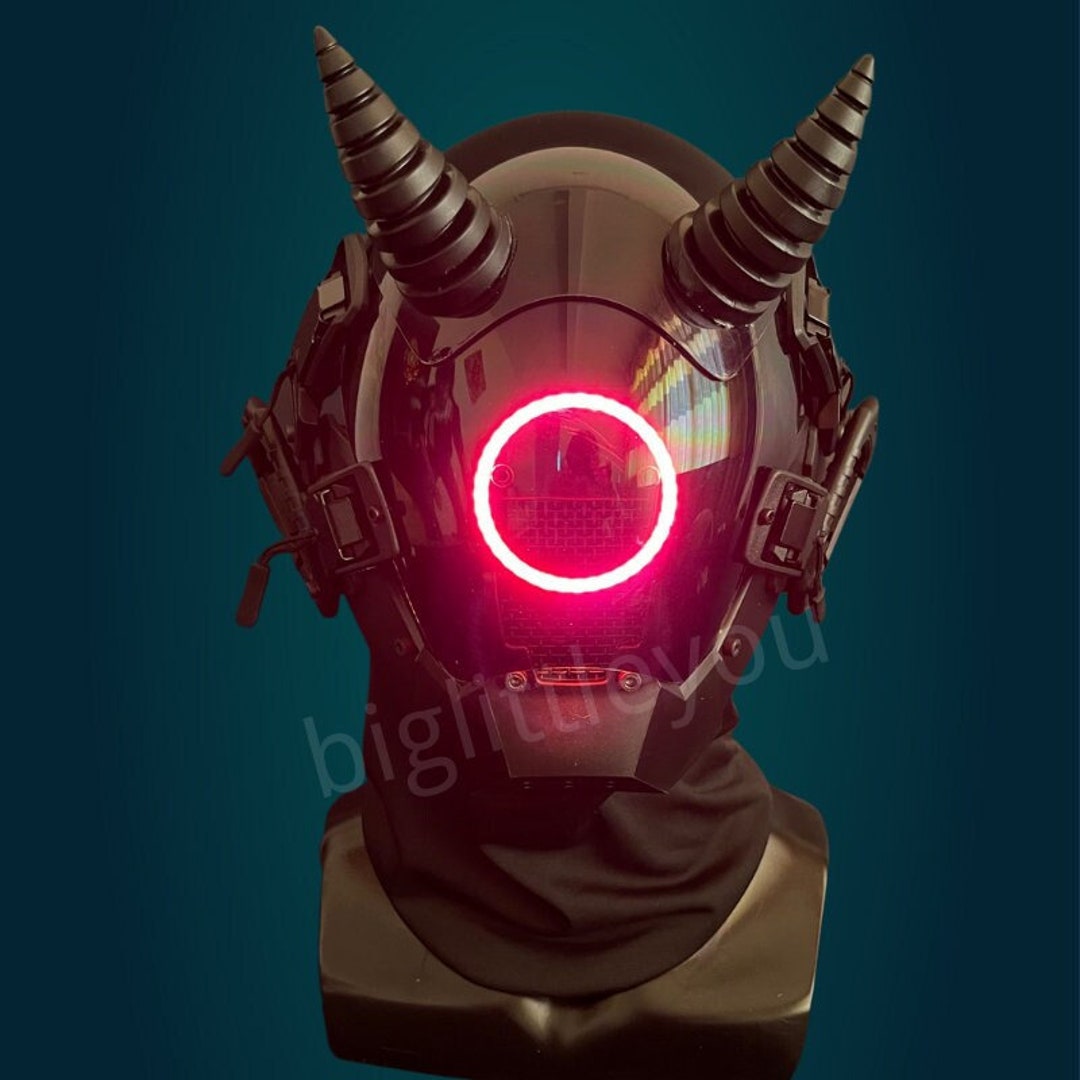 Cyberpunk Mask 2077 Cyber Mask Samurai Helmet Tactical Helmet Cosplay Cyberpunk Cosplay-cyber ...