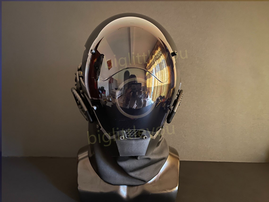 Cyberpunk Mask 2077 Tactical Helmet Cyber Mask Samurai Helmet - Etsy
