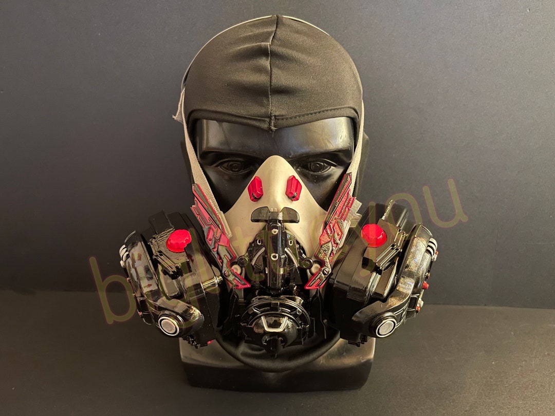 Cyberpunk 2077 Half Mask Cyberpunk Mask Cyberpunk Role-playing Internet ...
