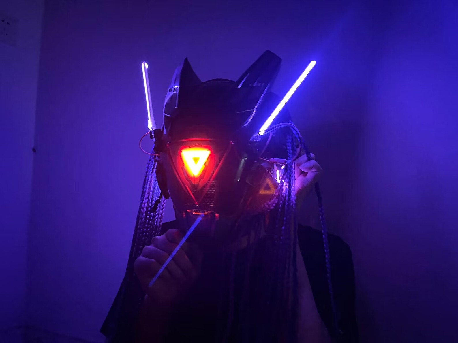 Cyberpunk 2077cyberpunkart Cosplay Mask Masquerade Mask Futuristic Mask ...