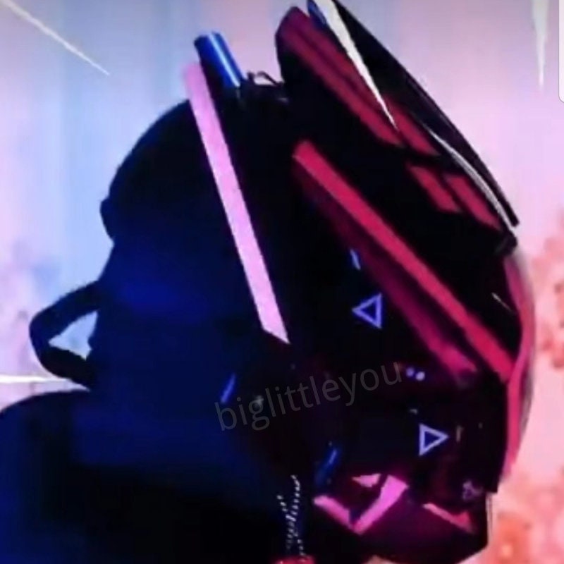 Cyberpunk Samurai Mask Halloween Mask Cosplay Prop Cyberpunk - Etsy