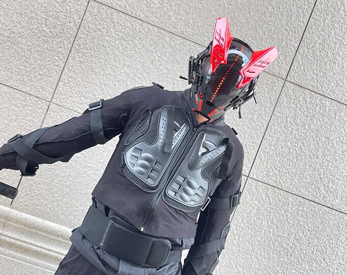 Máscara Cyberpunk Máscara basada - Etsy México