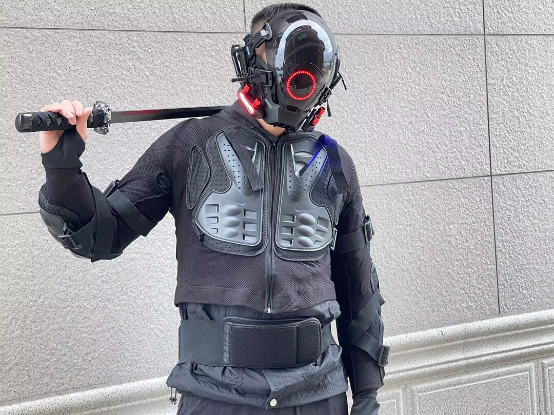 Cyberpunk 2077 Tactical Mask Cyberpunk Samurai Mask Cyberpunk Samurai ...