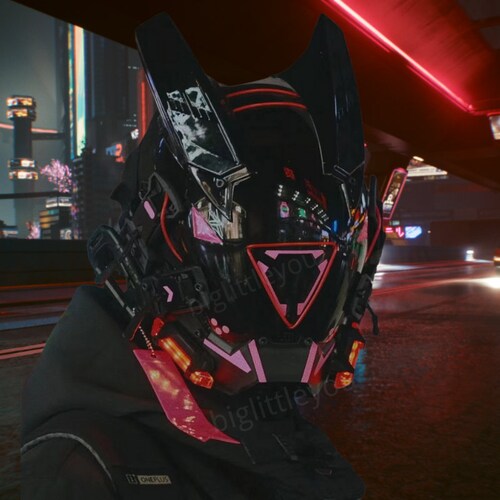 Cyberpunk Mask Cyber Mask Samurai Helmet Tactical Helmet - Etsy