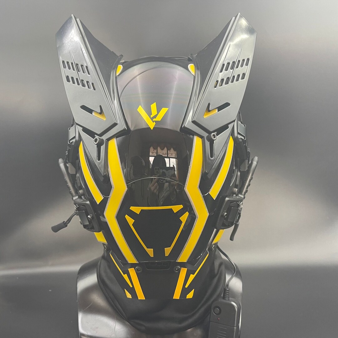 Cyberpunk 2077 Tactical Mask Cyberpunk Helmet Cyber Mask Samurai Mask ...