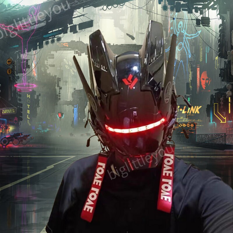 Cyberpunk Dread Mask - Etsy