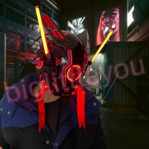 Cyberpunk 2077 Cyberpunk Helmet Cyber Mask Cosplay Mask - Etsy