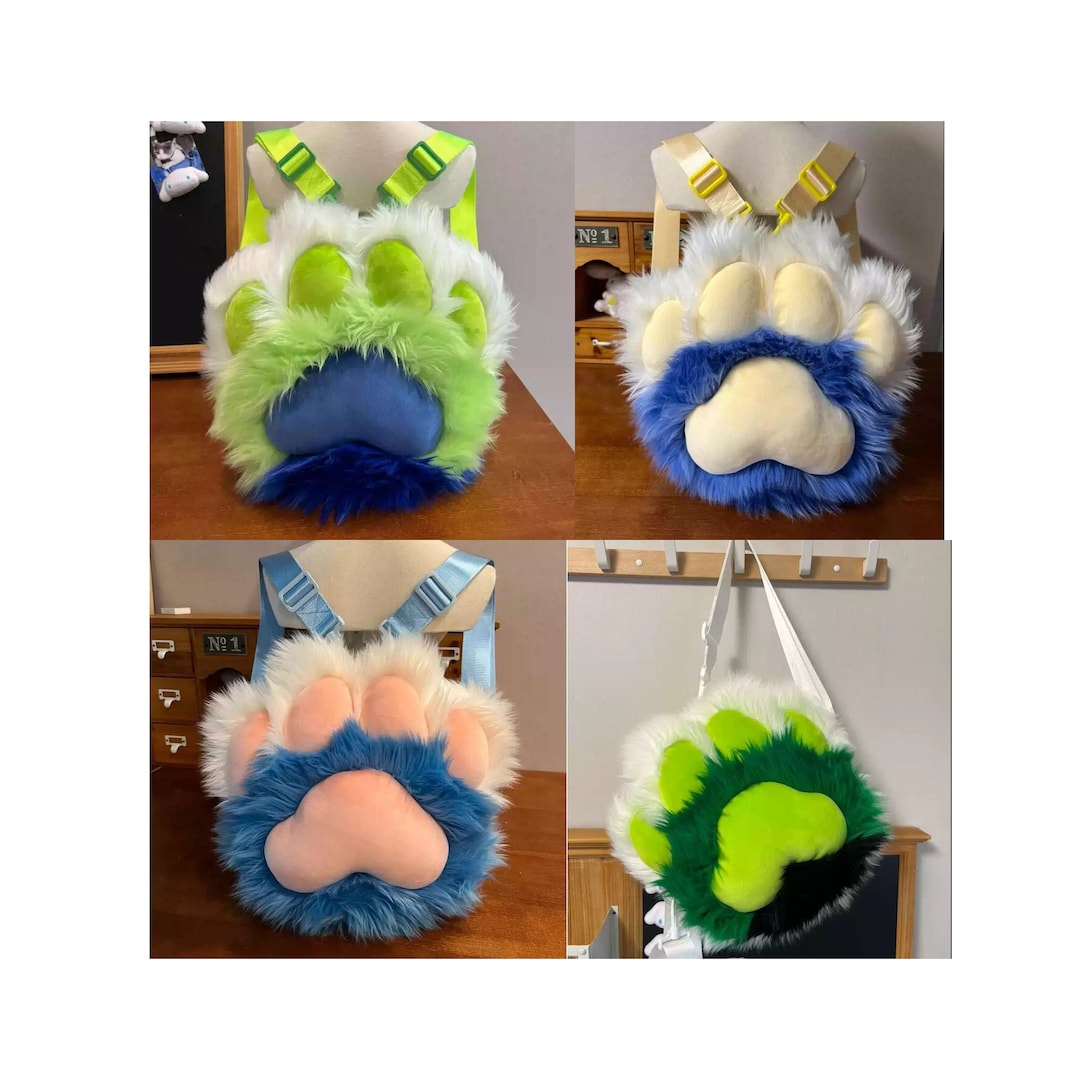 Fursuit Bag Fursuit Backpack Fursona Bag Travel Bag Decoration Package ...