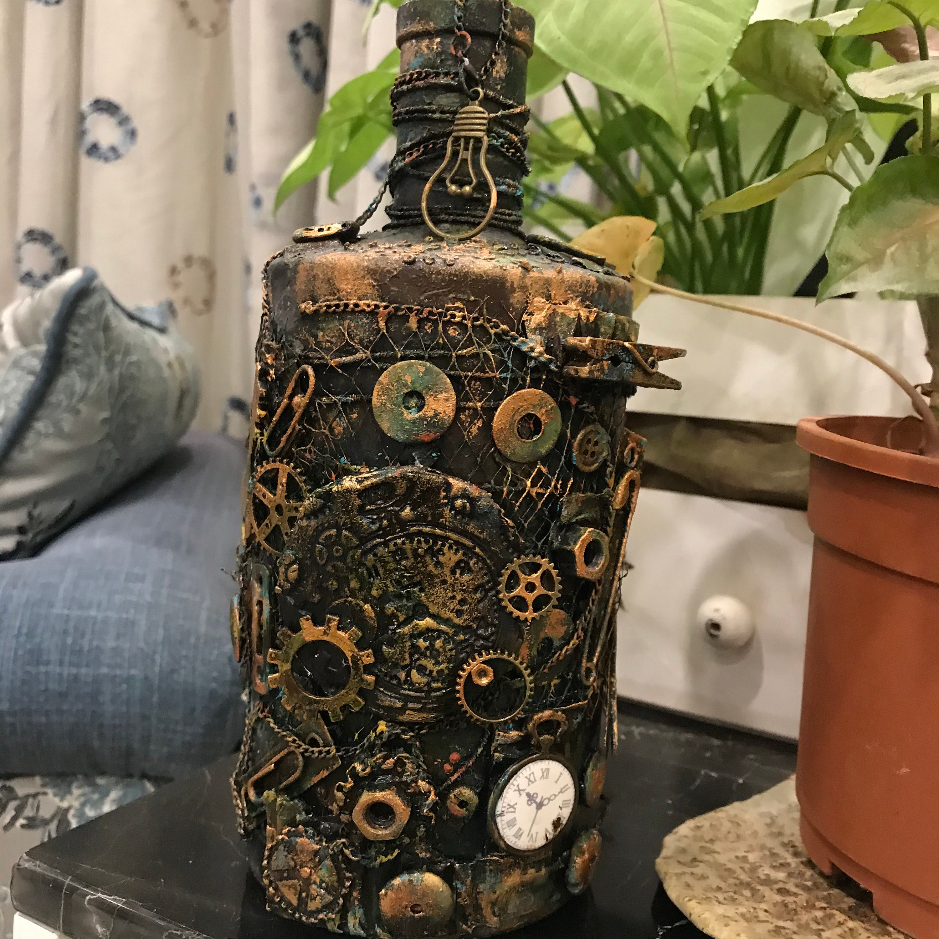 Steampunk Bottle | Etsy