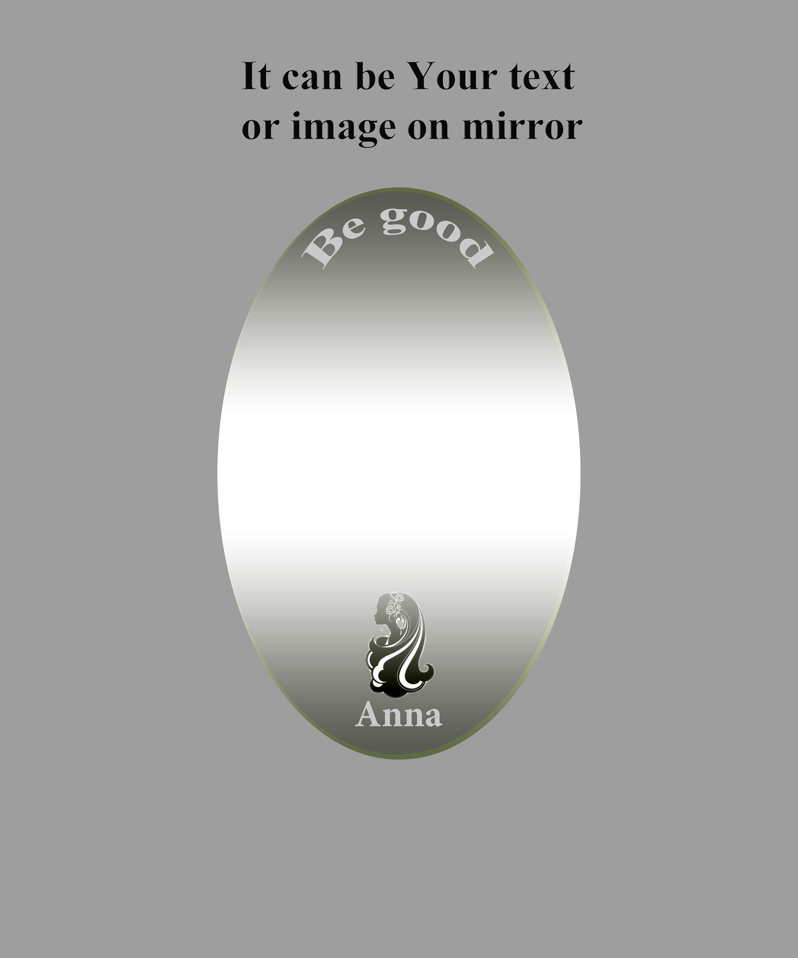 Wall mirror with pattern. Sandblasting pattern on surface of | Etsy