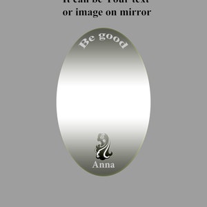 Wall mirror with pattern. Sandblasting pattern on surface of | Etsy