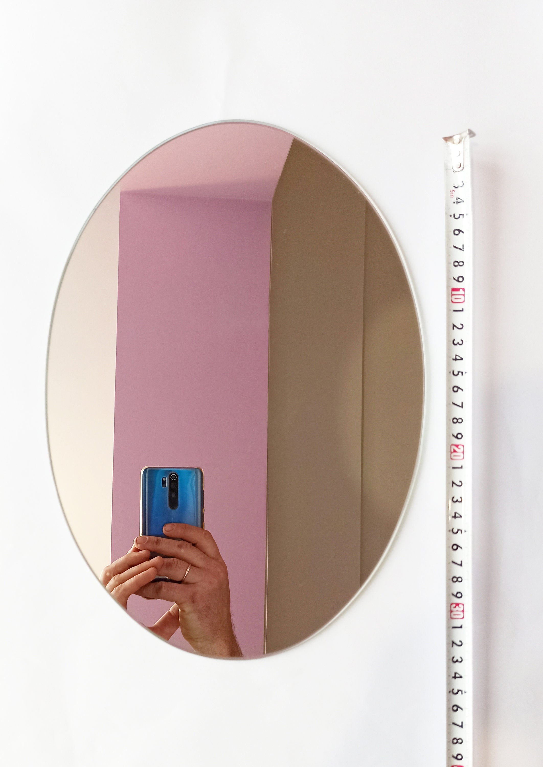 Wall Mirror With Pattern Sandblasting Pattern on Surface of - Etsy