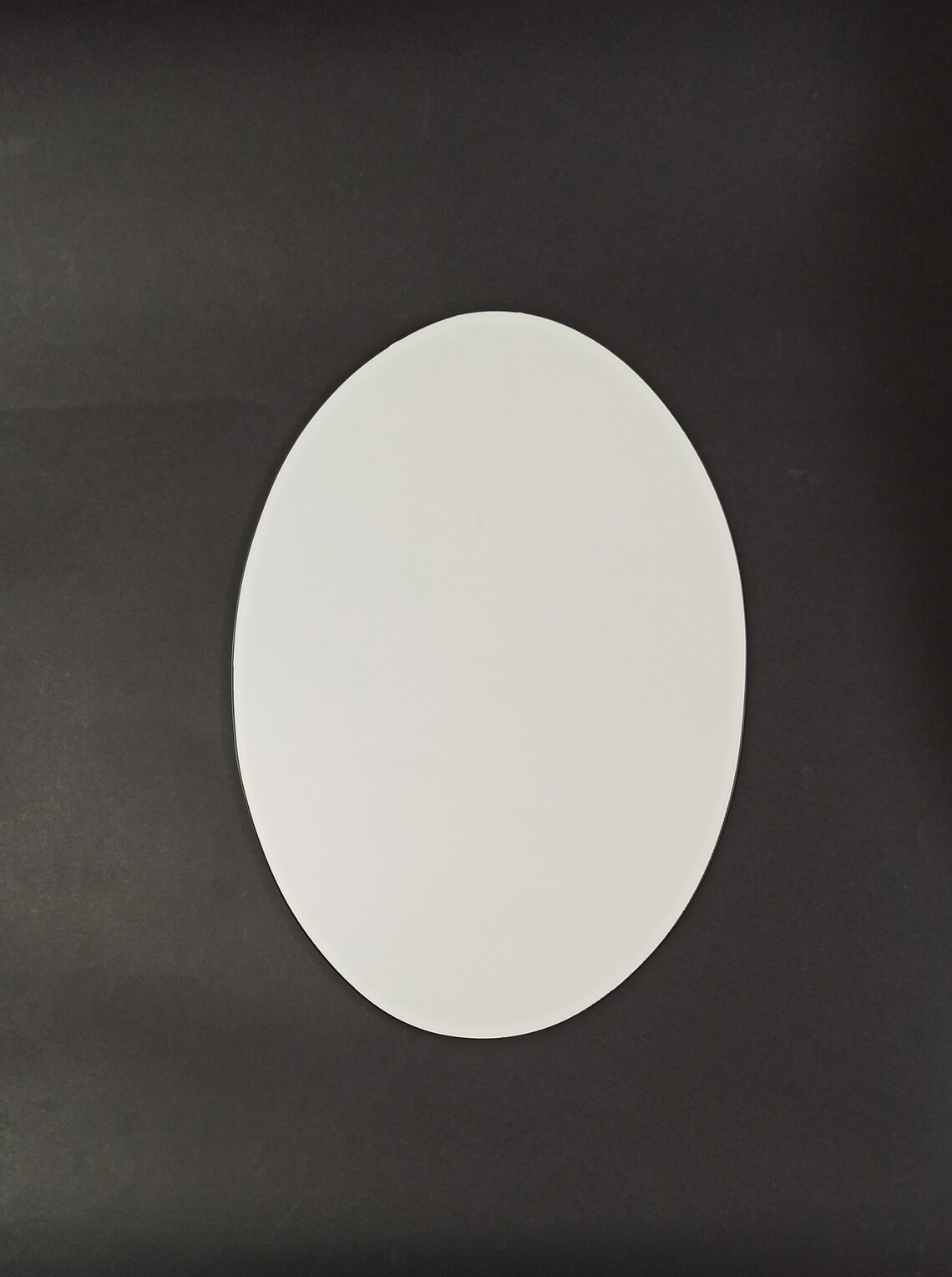 Oval glass mirror Ellipse wall mirror Mirror with oval shape. | Etsy